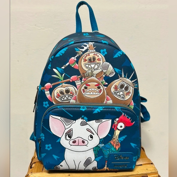Loungefly | Bags | Loungefly Disney Moana Pua Hei Hei And Kakamora Mini ...